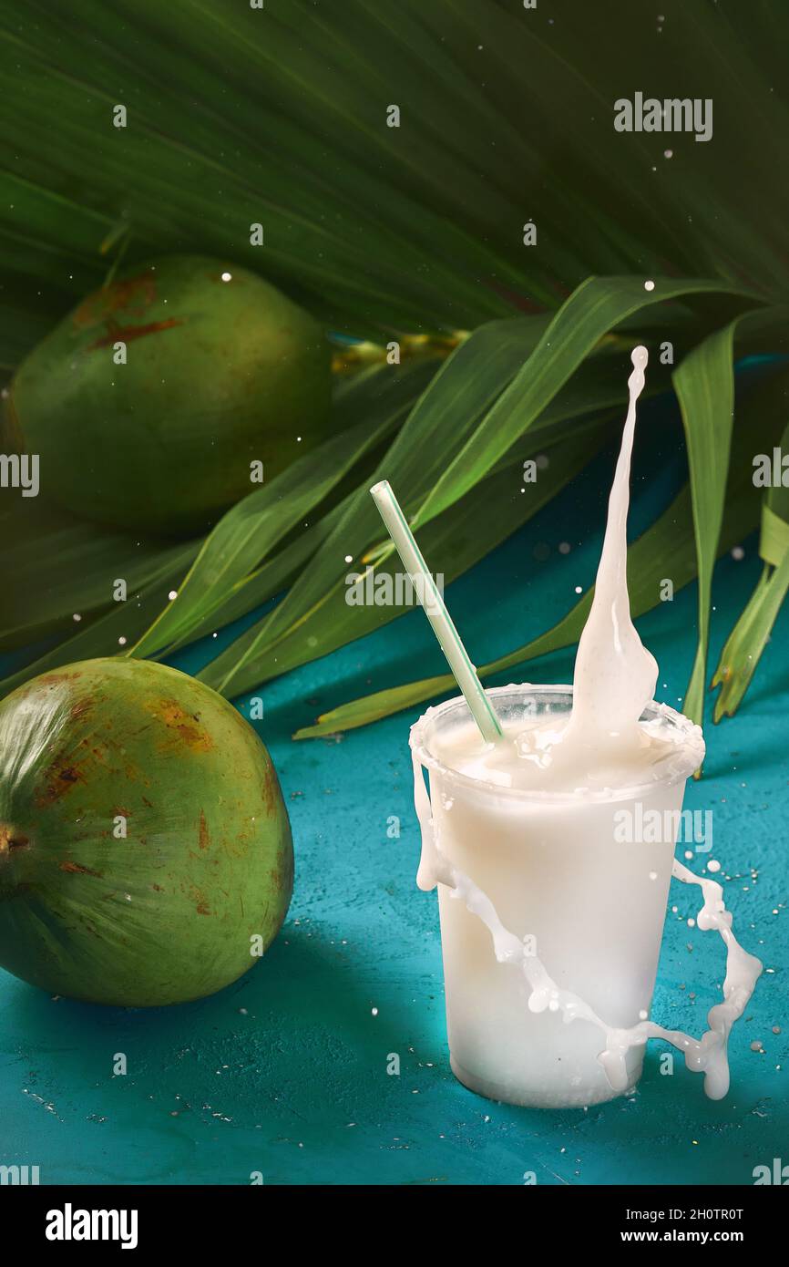 Cool fresh coconuts hi-res stock photography and images - Alamy