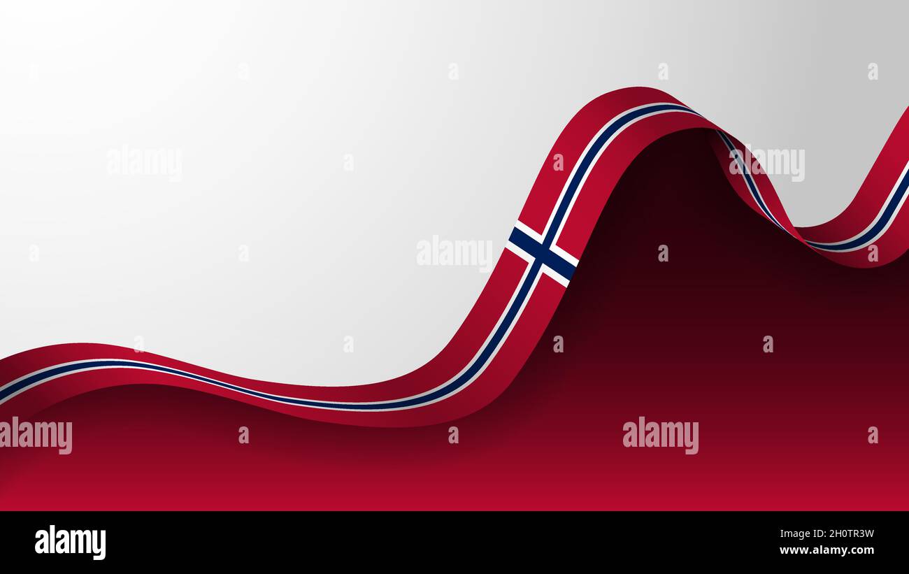 EPS10 Vector Patriotic Background with the colors of the flag of Norway ...