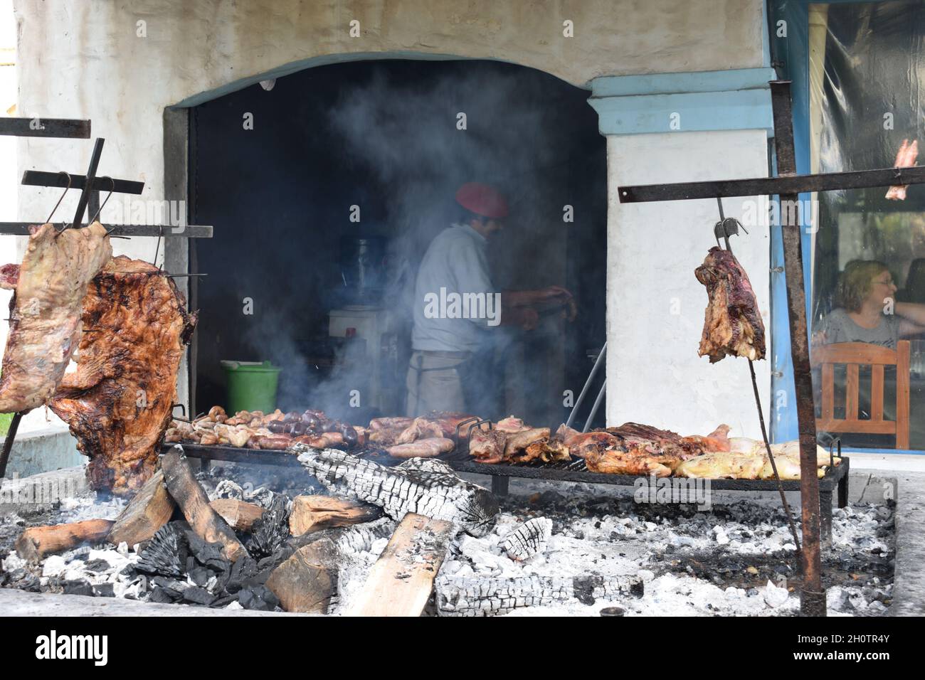 SAN ANTONIO DE ARECO, ARGENTINA - May 13, 2018: A typical open air ...