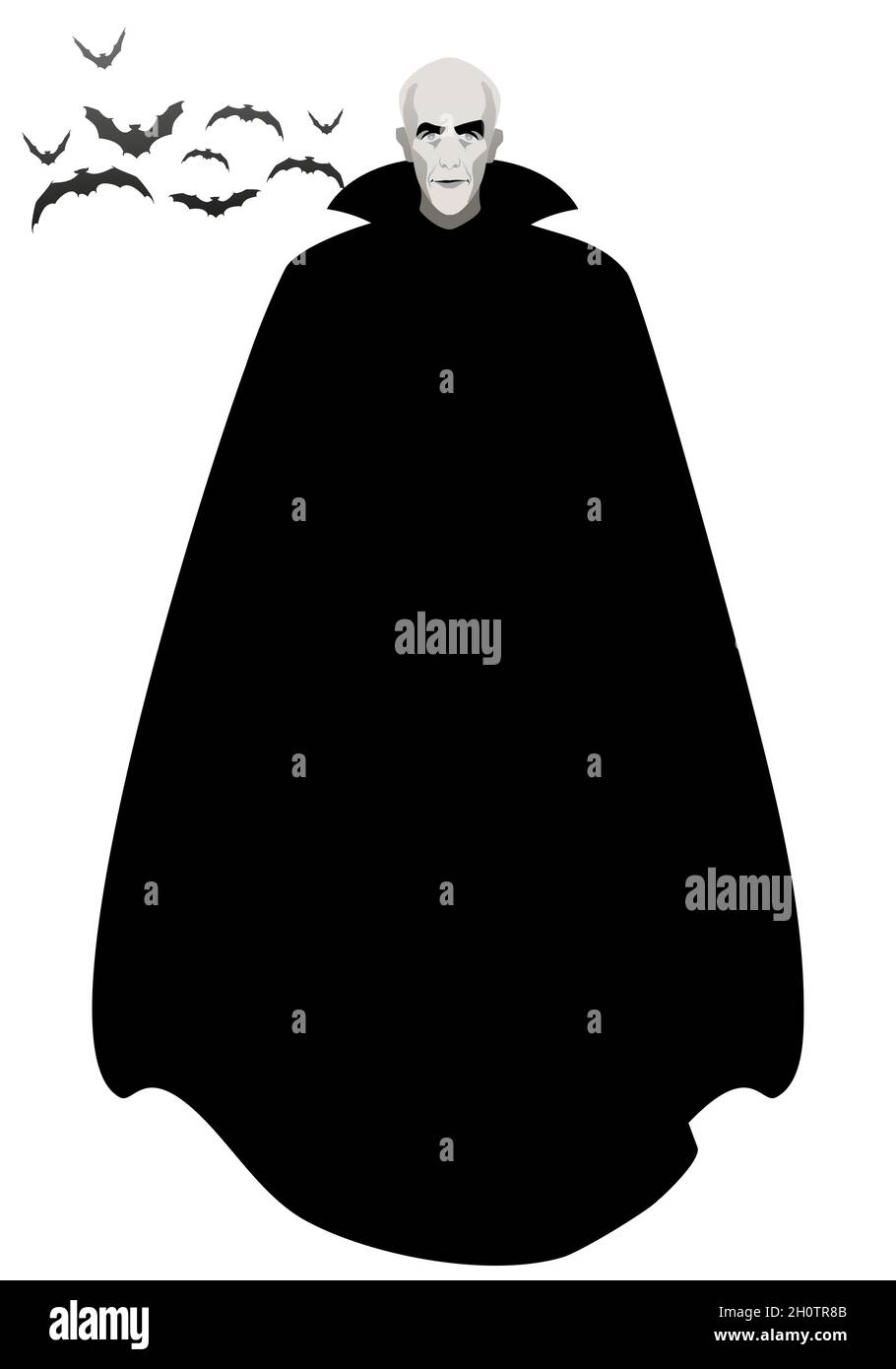 Vampire Cape Silhouette