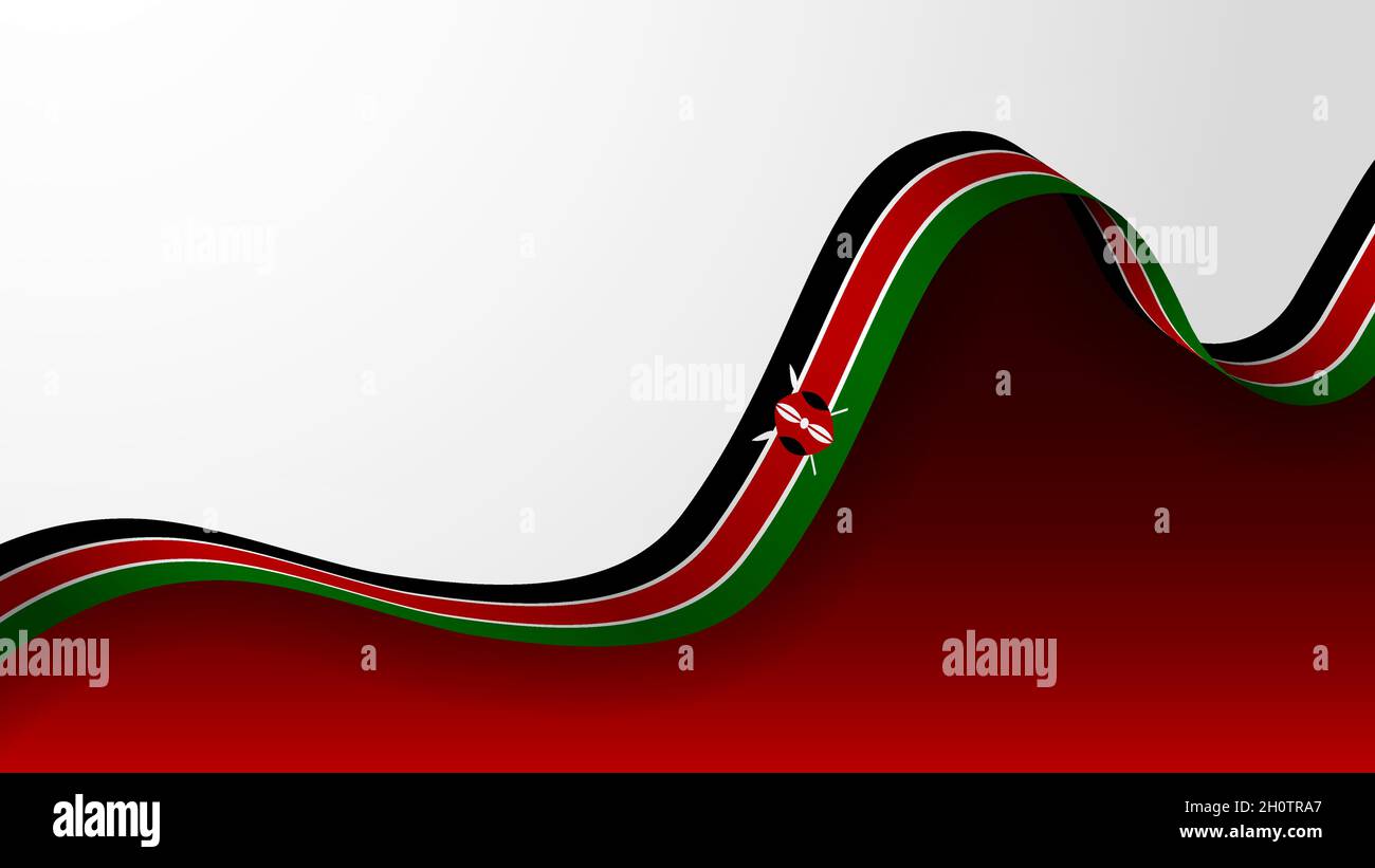 Kenyan flag nairobi kenya Stock Vector Images - Alamy
