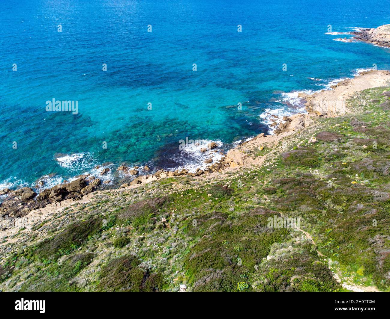 Italy sardinia alghero aerial view hi-res stock photography and images ...