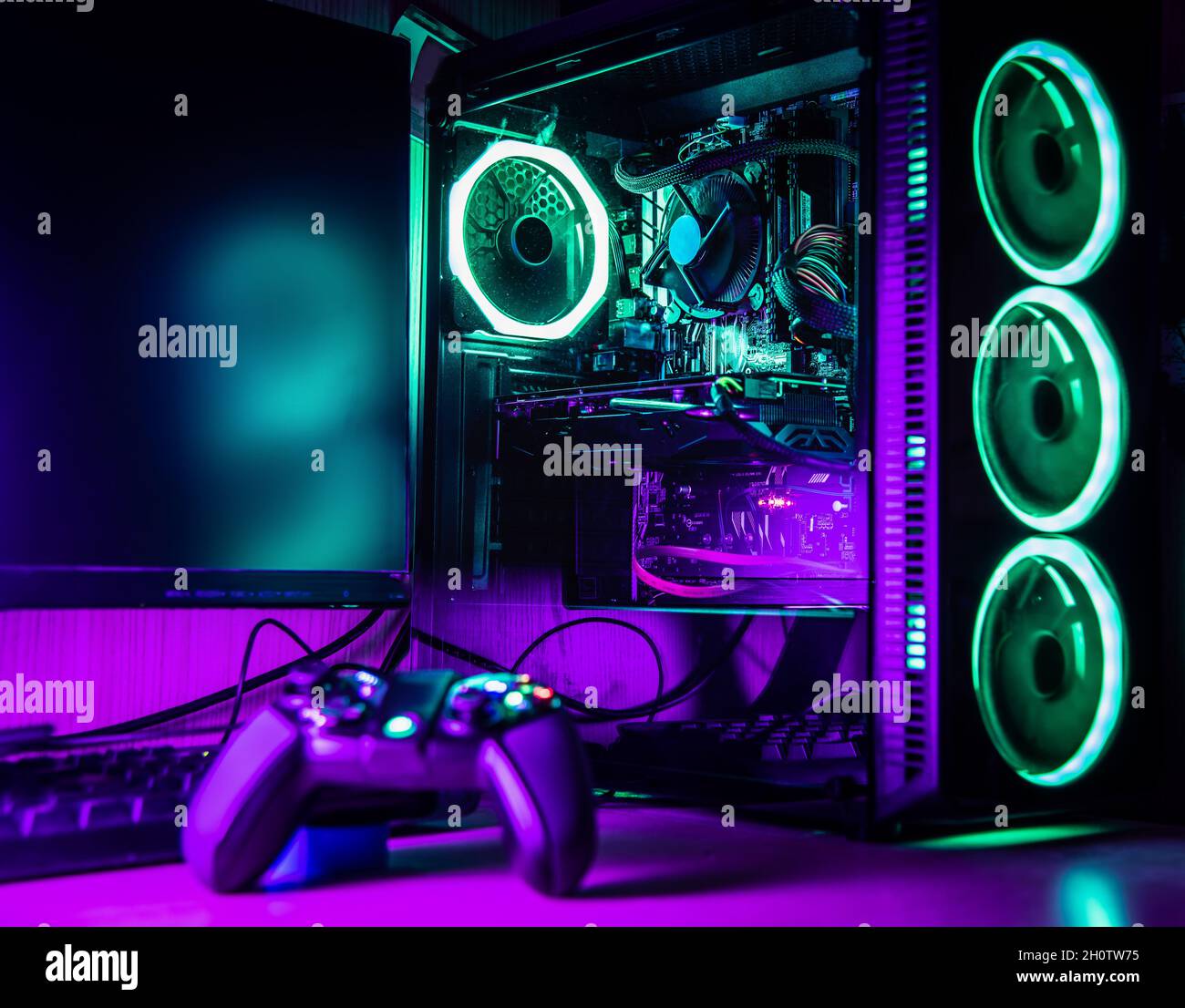 Game controller pc rgb hi-res stock photography and images - Alamy