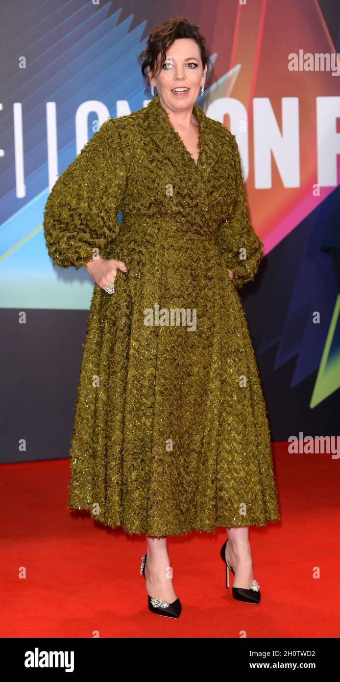 Photo Must Be Credited ©Alpha Press 078237 13/10/2021 Olivia Colman The Lost Daughter Premiere ...