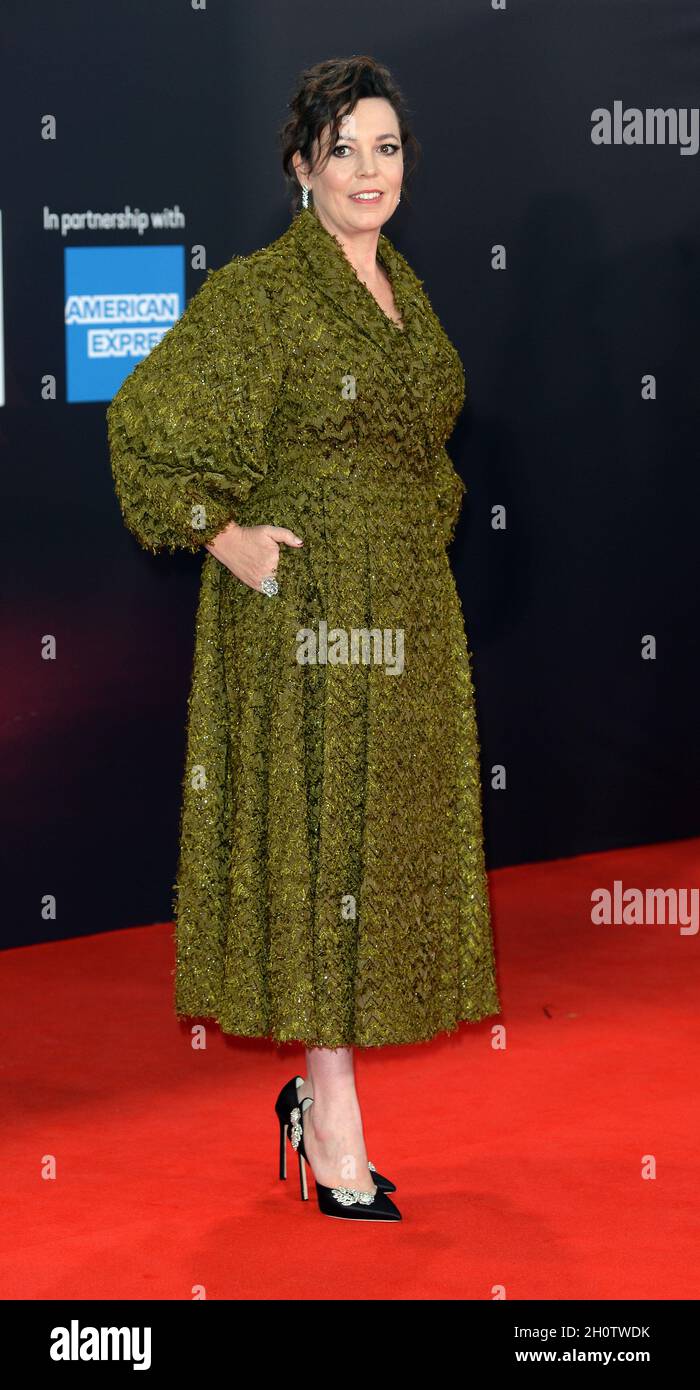Photo Must Be Credited ©Alpha Press 078237 13/10/2021 Olivia Colman The Lost Daughter Premiere ...