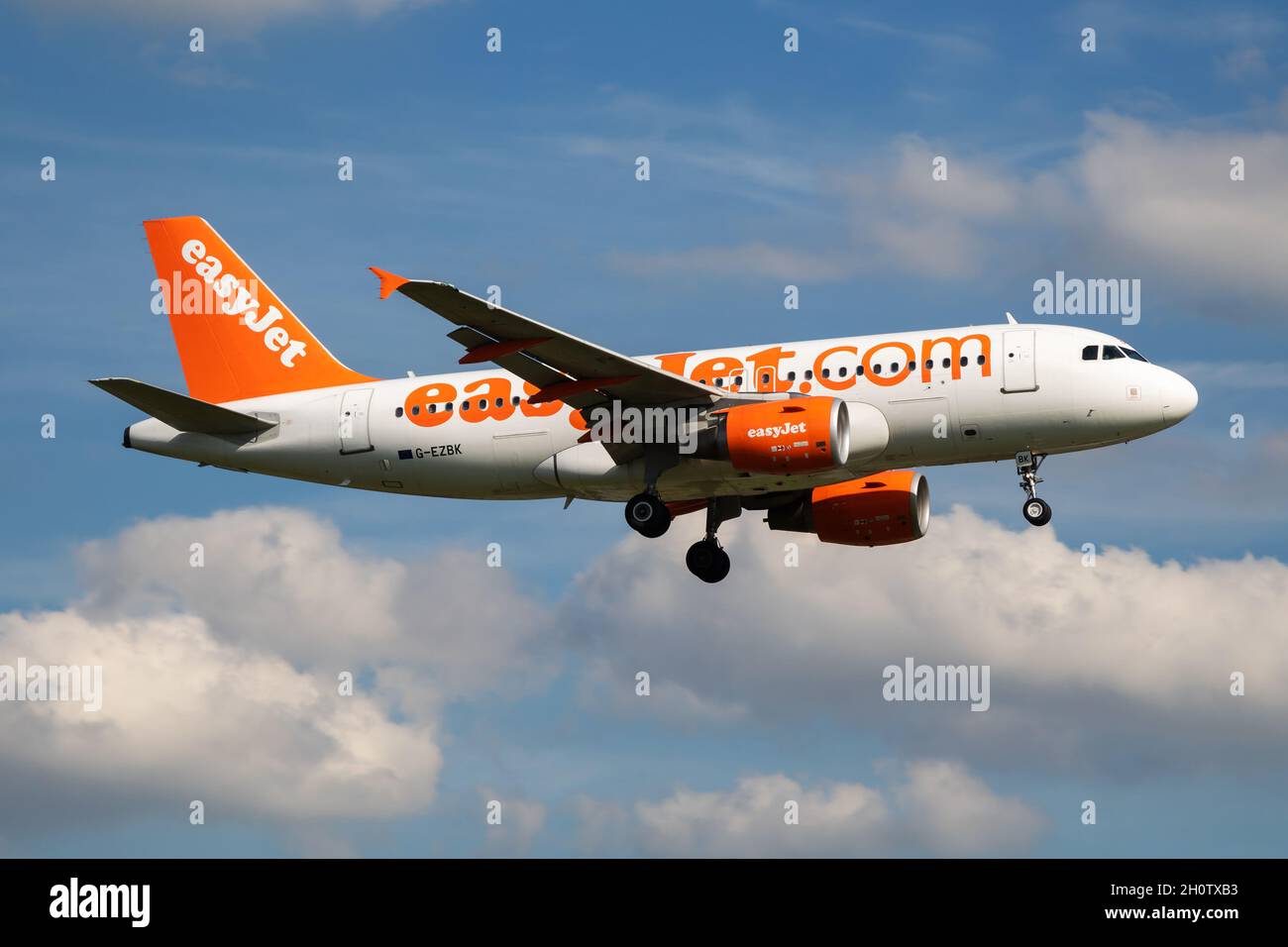 Hamburg, Germany - July 6, 2017: EasyJet passenger plane at airport ...