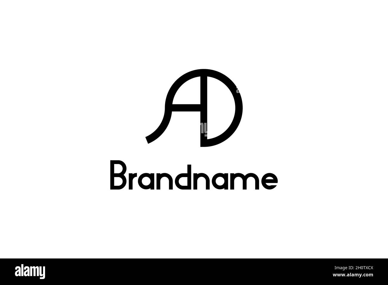Ad logo design hi-res stock photography and images - Alamy