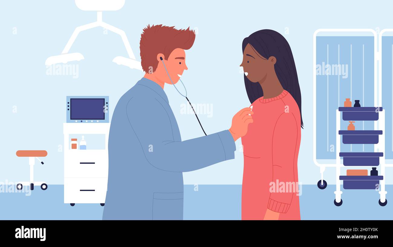 Cartoon doctor patient hi-res stock photography and images - Alamy