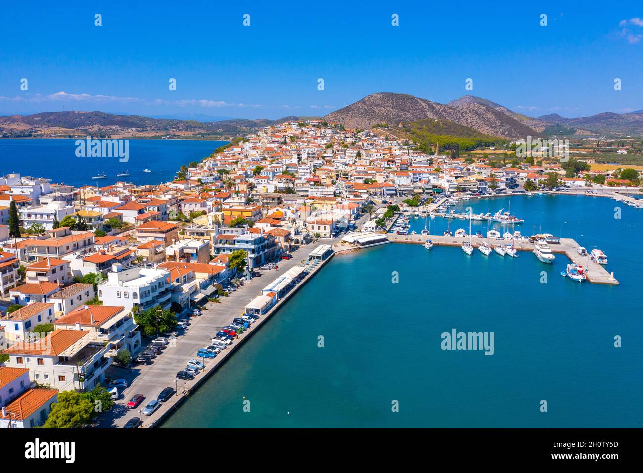View greek coastal town hi-res stock photography and images - Alamy