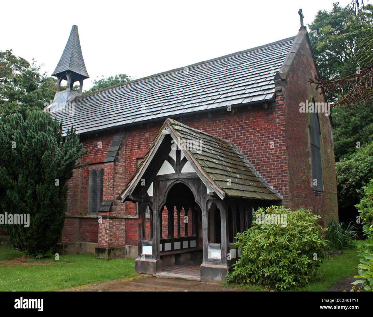 A Traditional Brick Built Small Country Chapel Stock Photo - Alamy