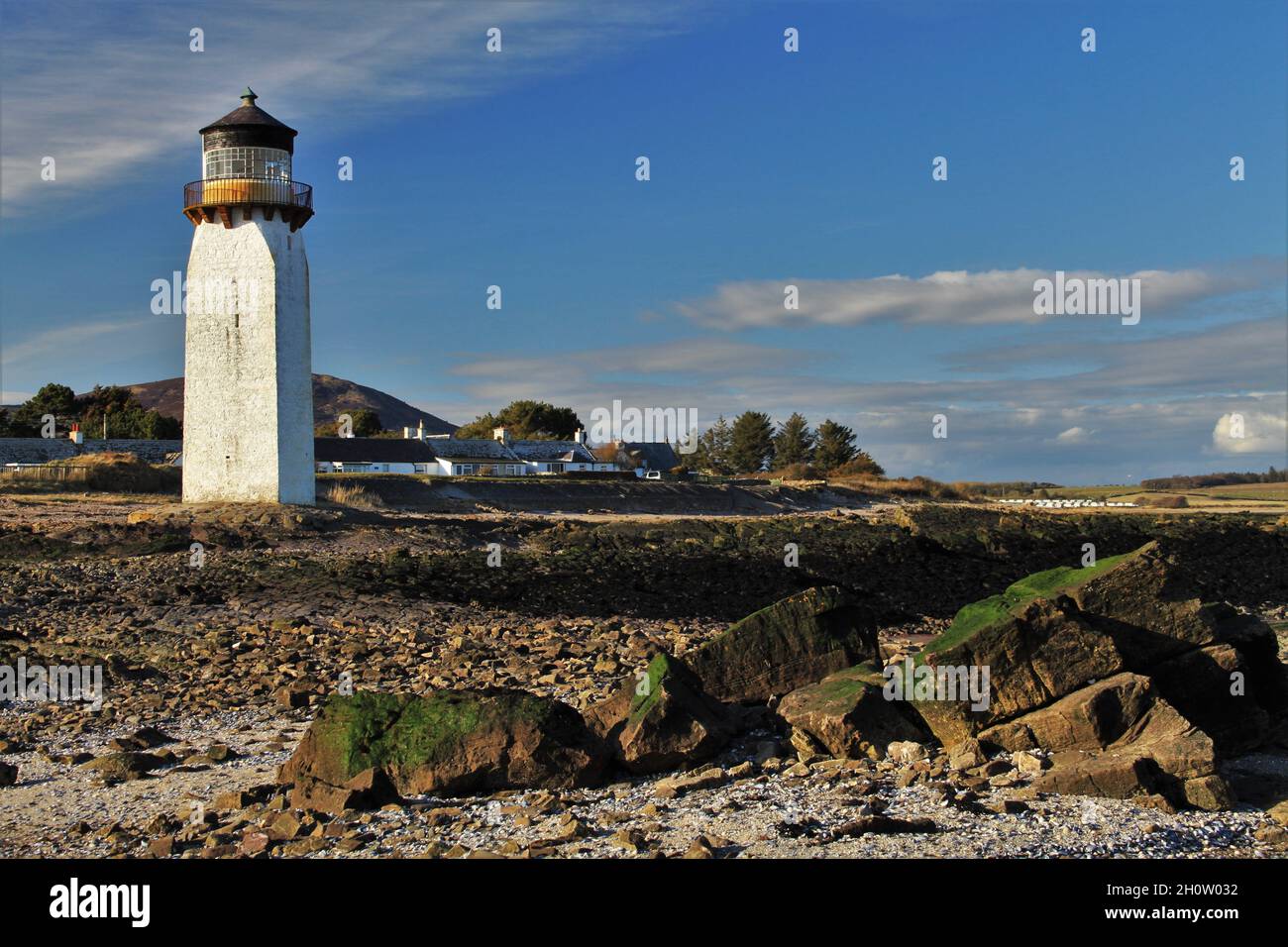 Southerness Lighthouse - Scotland Stock Photo - Alamy