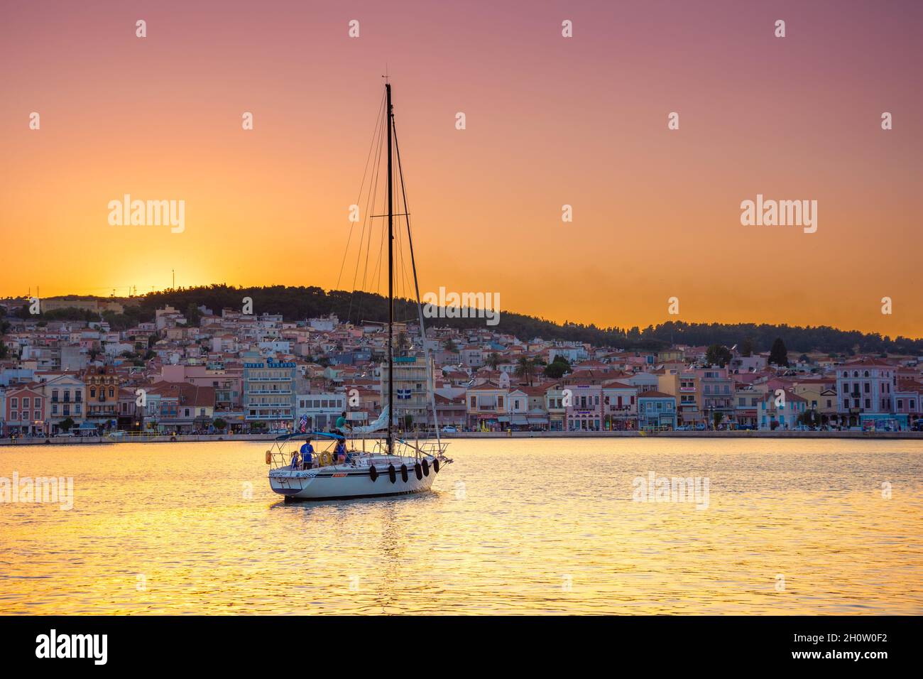 Mytilene port hi-res stock photography and images - Alamy