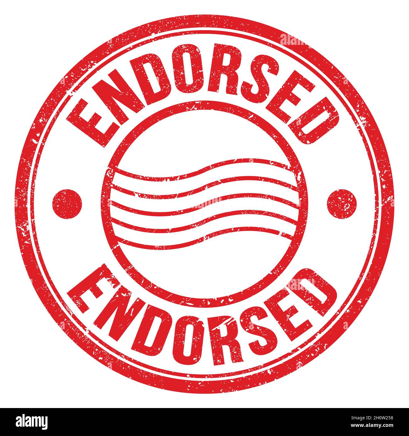 Endorsed word hi-res stock photography and images - Alamy