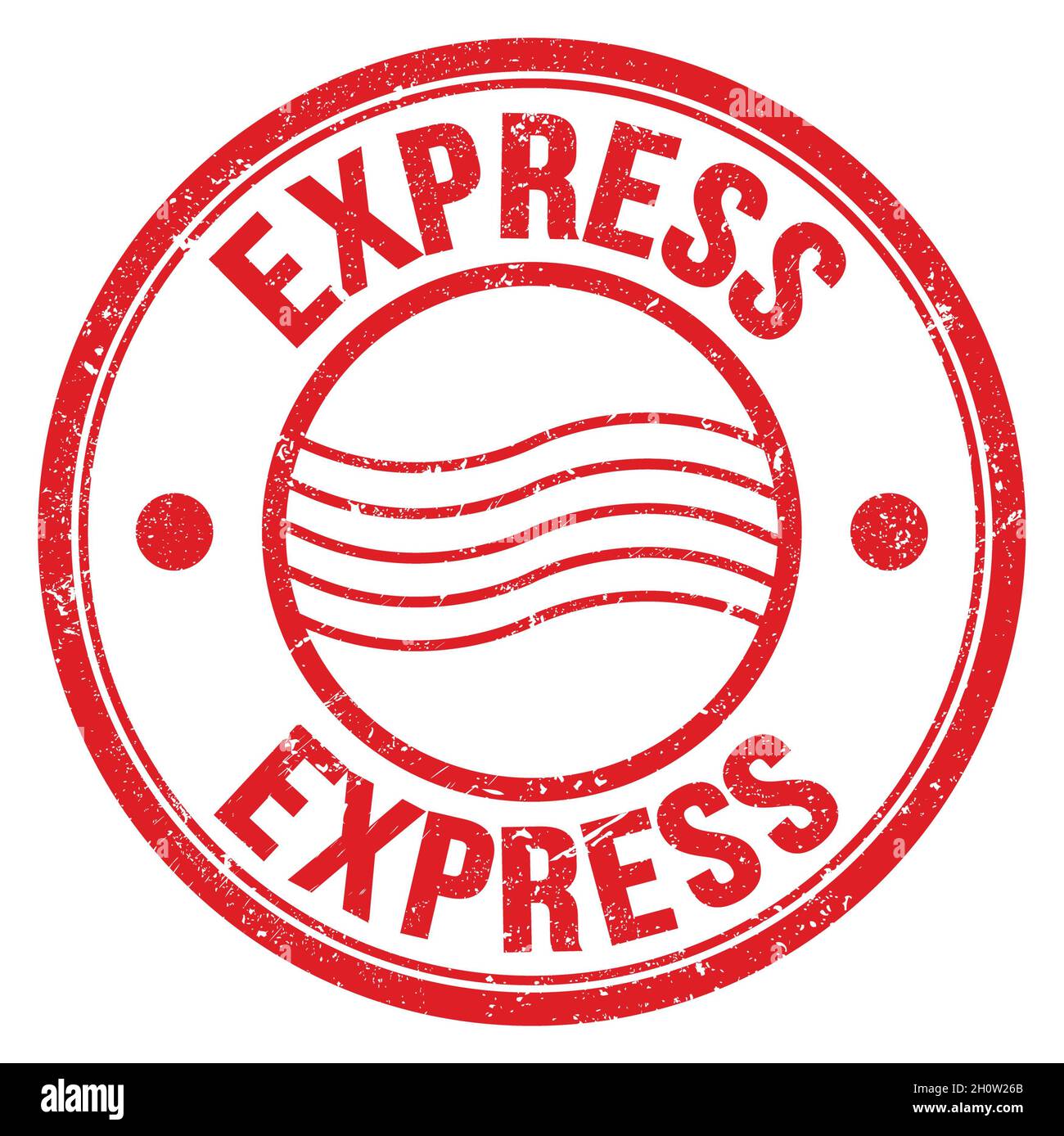 EXPRESS word written on red round postal stamp sign Stock Photo - Alamy