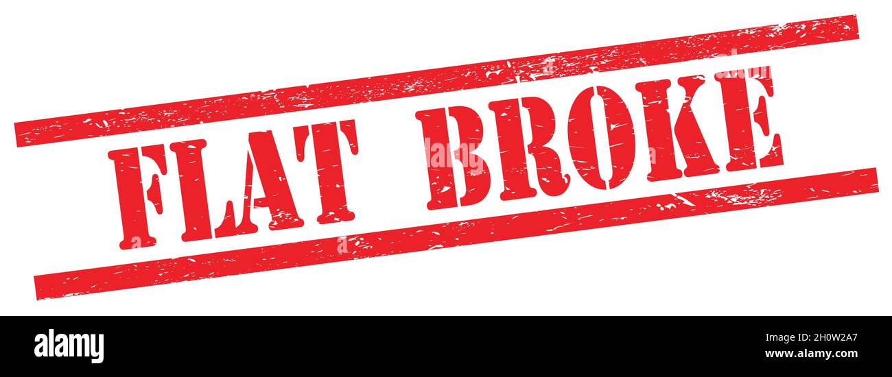 Flat broke stamp hi-res stock photography and images - Alamy