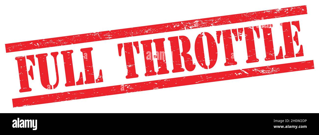 Full throttle word hi-res stock photography and images - Alamy