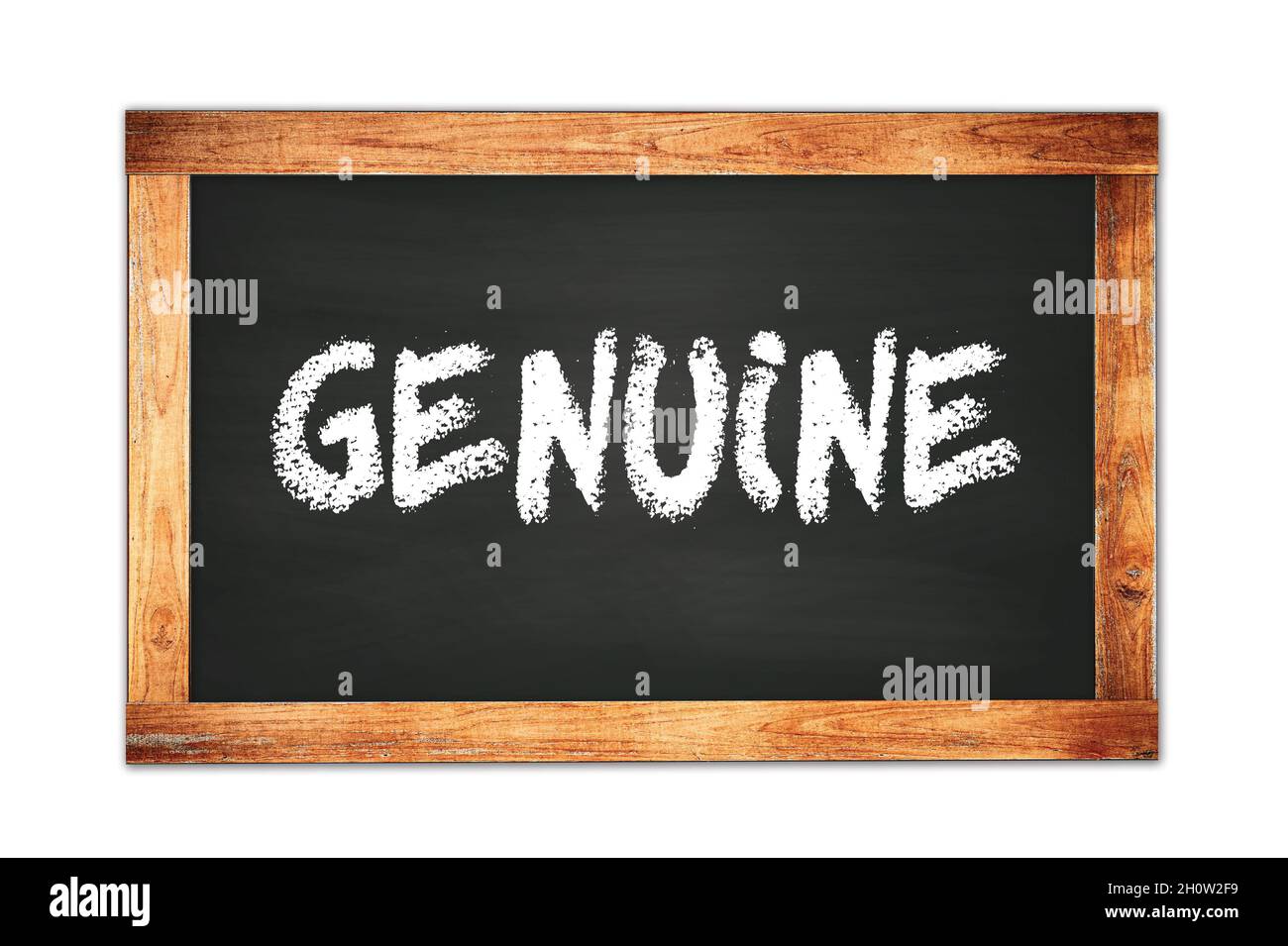 Be genuine sign board hi-res stock photography and images - Alamy