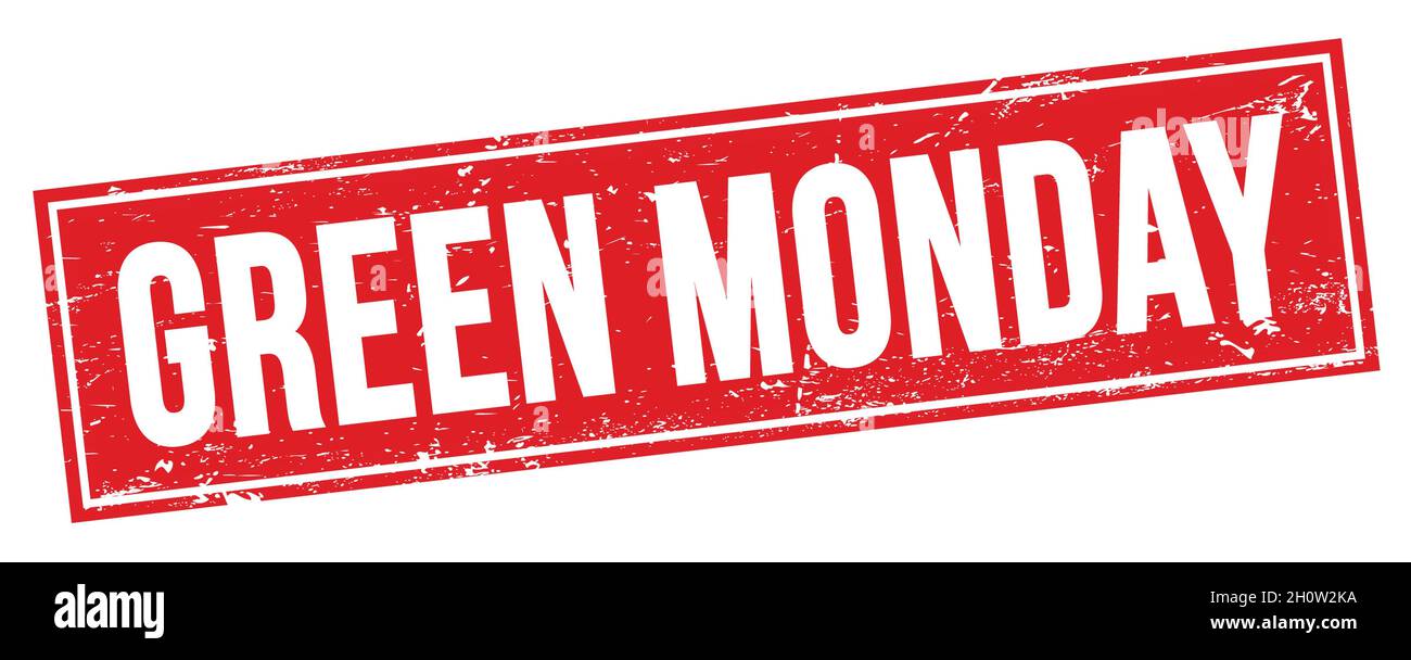 Green monday stamp hi-res stock photography and images - Alamy