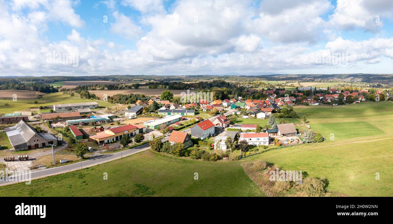 Luftbild Allrode im Harz Stock Photo - Alamy