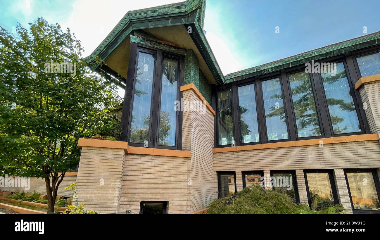 Springfield, IL USA - September 24, 2021: Dana Thomas House a Frank ...