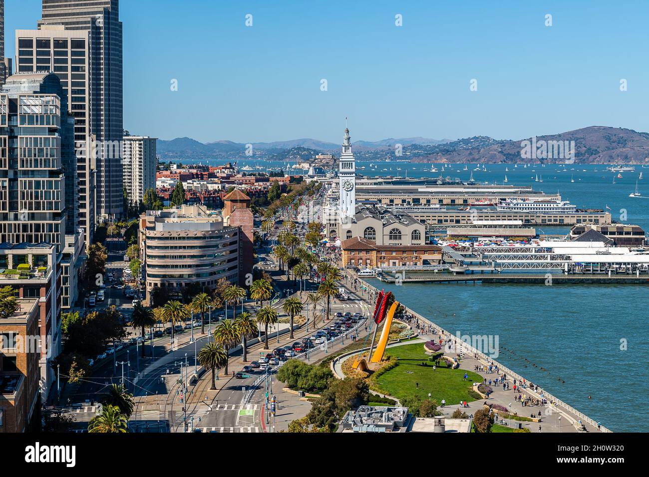 San Francisco's Embarcadero Stock Photo - Alamy