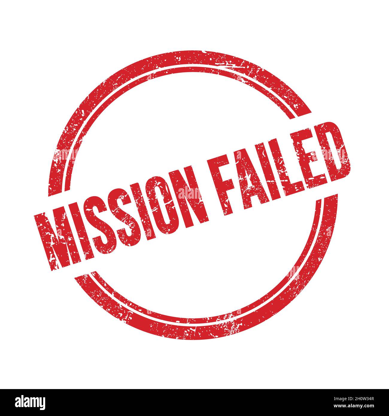 Mission failed stamp Cut Out Stock Images & Pictures - Alamy