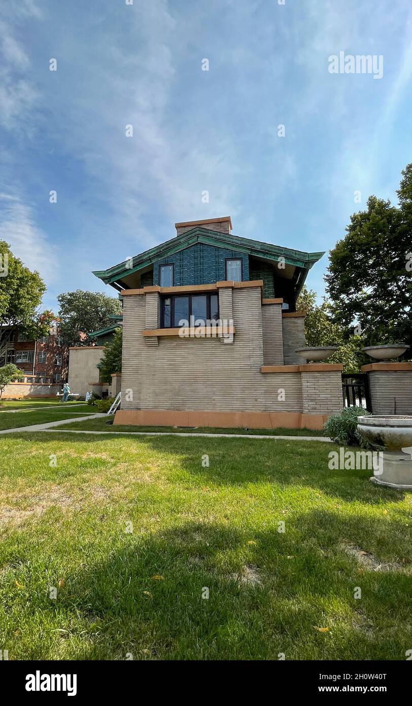 Springfield, IL USA - September 24, 2021: Dana Thomas House a Frank ...
