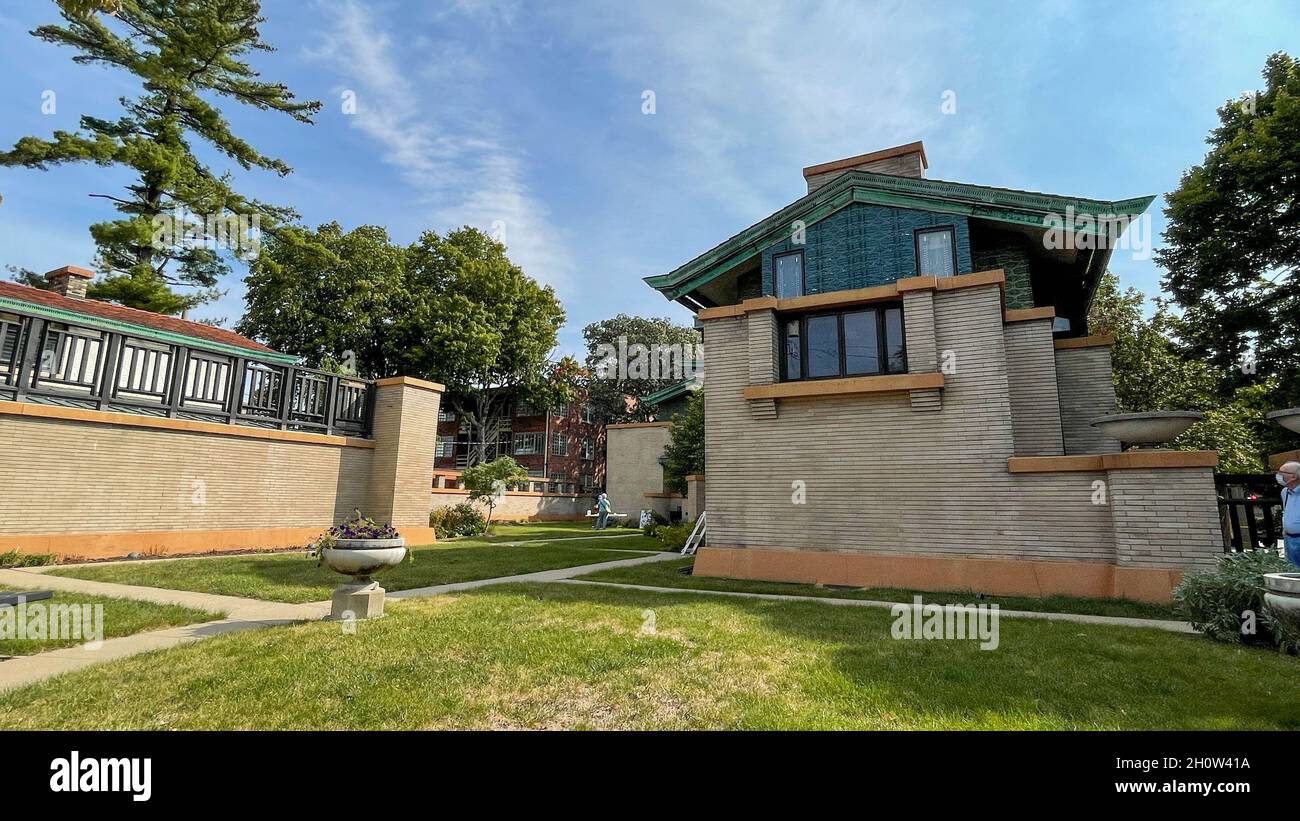 Springfield, IL USA - September 24, 2021: Dana Thomas House a Frank ...