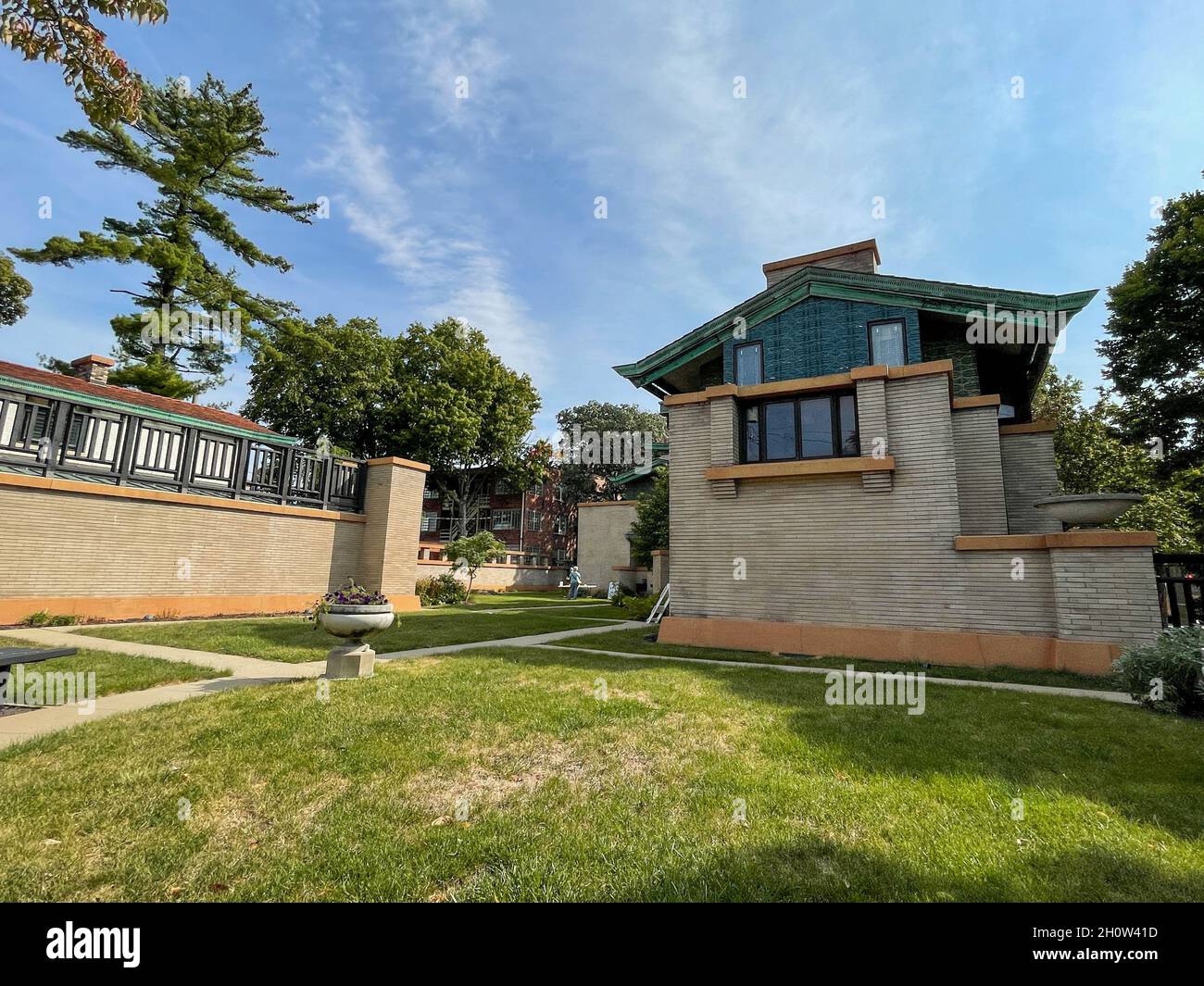 Springfield, IL USA - September 24, 2021: Dana Thomas House a Frank ...