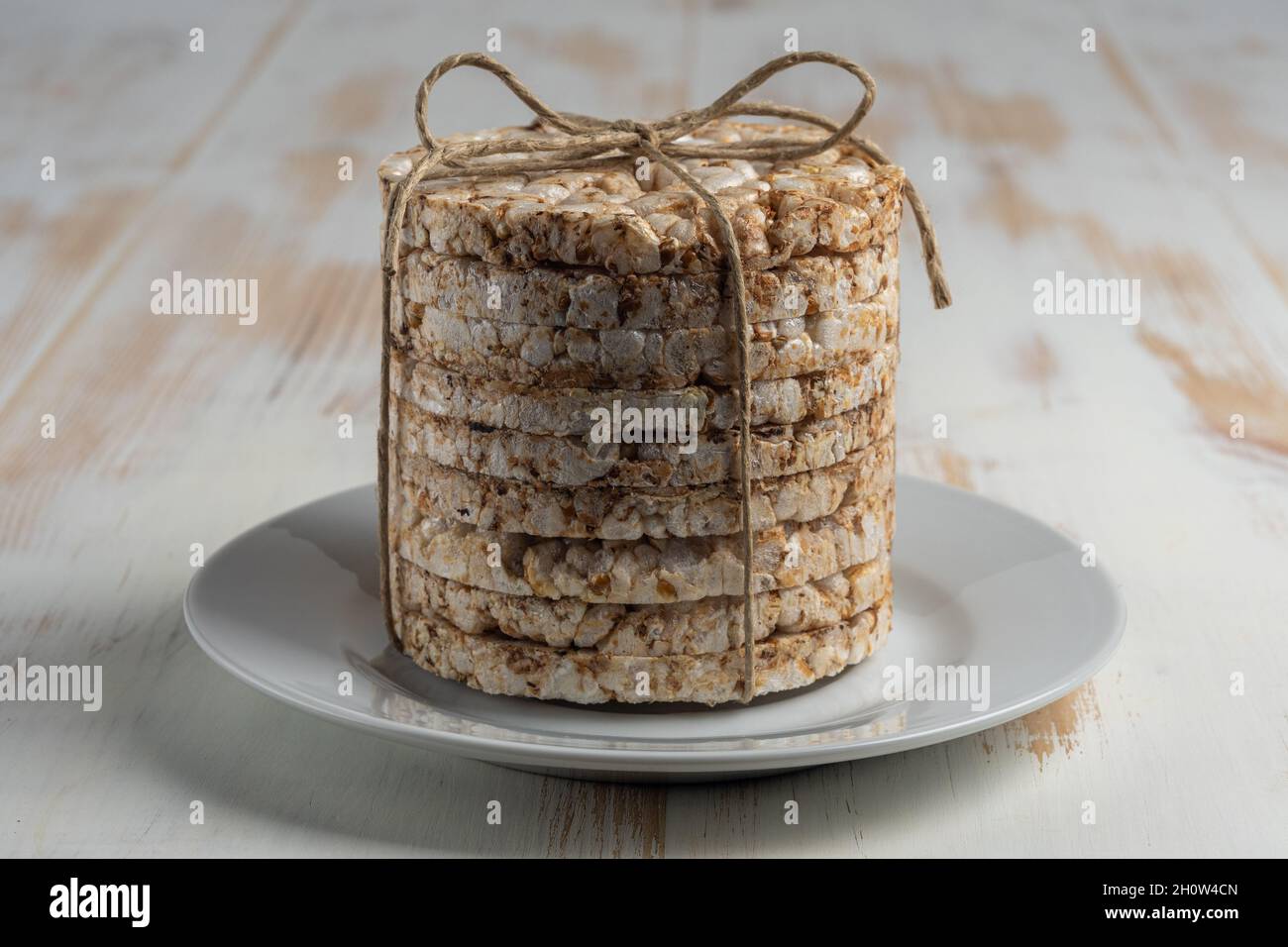 Stack of rice cakes hi-res stock photography and images - Alamy
