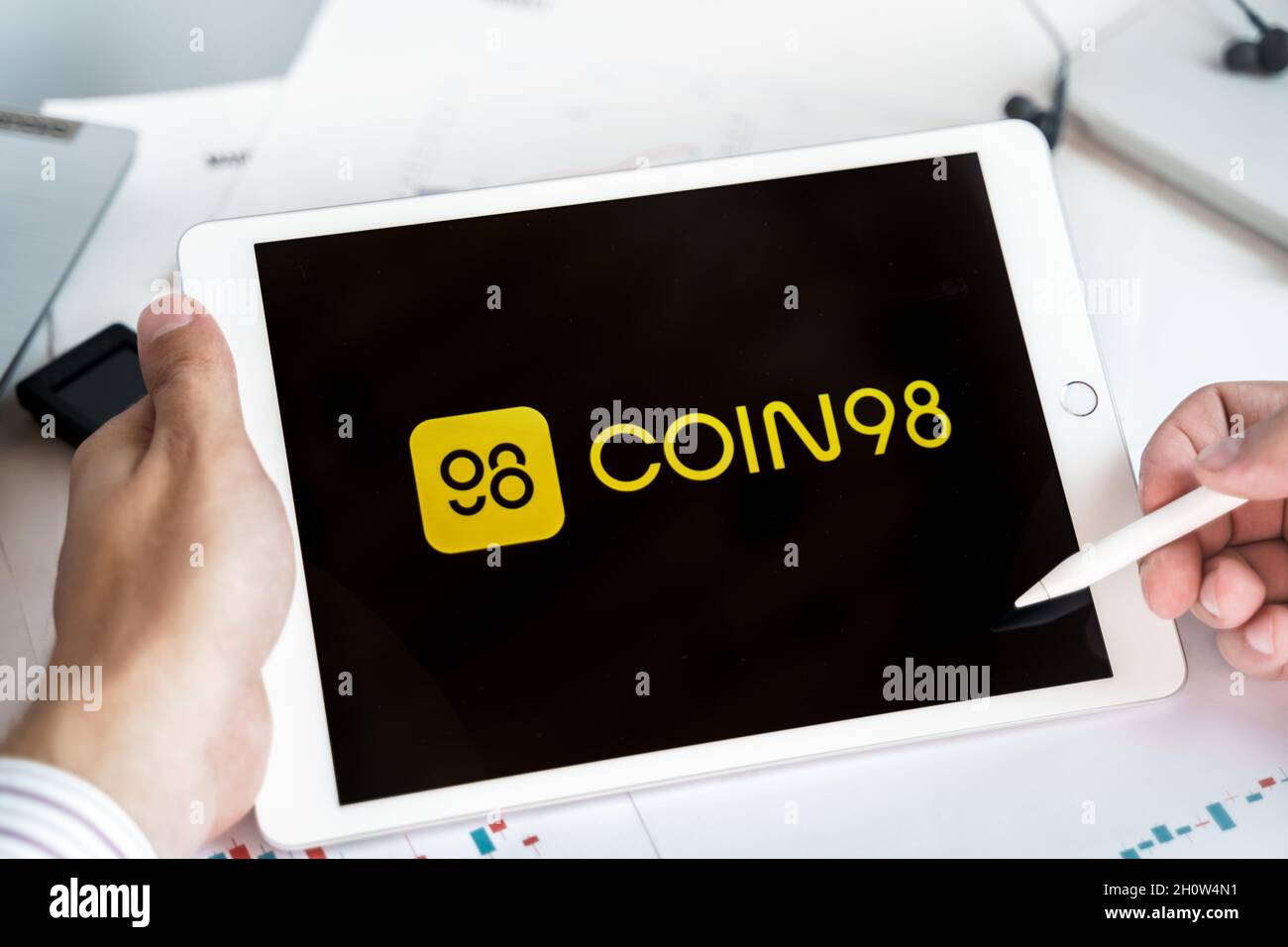Coin98 logo hi-res stock photography and images - Alamy