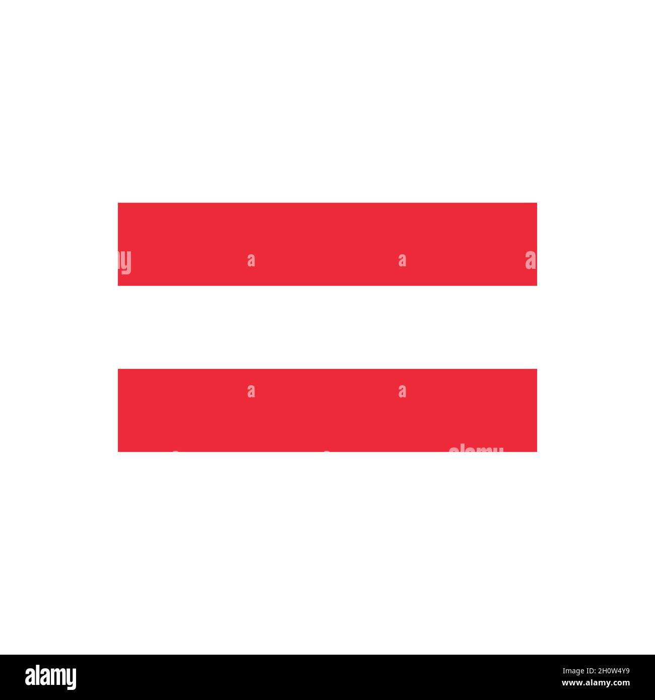 Flag of Austria color line element. Vector element for web page, mobile ...