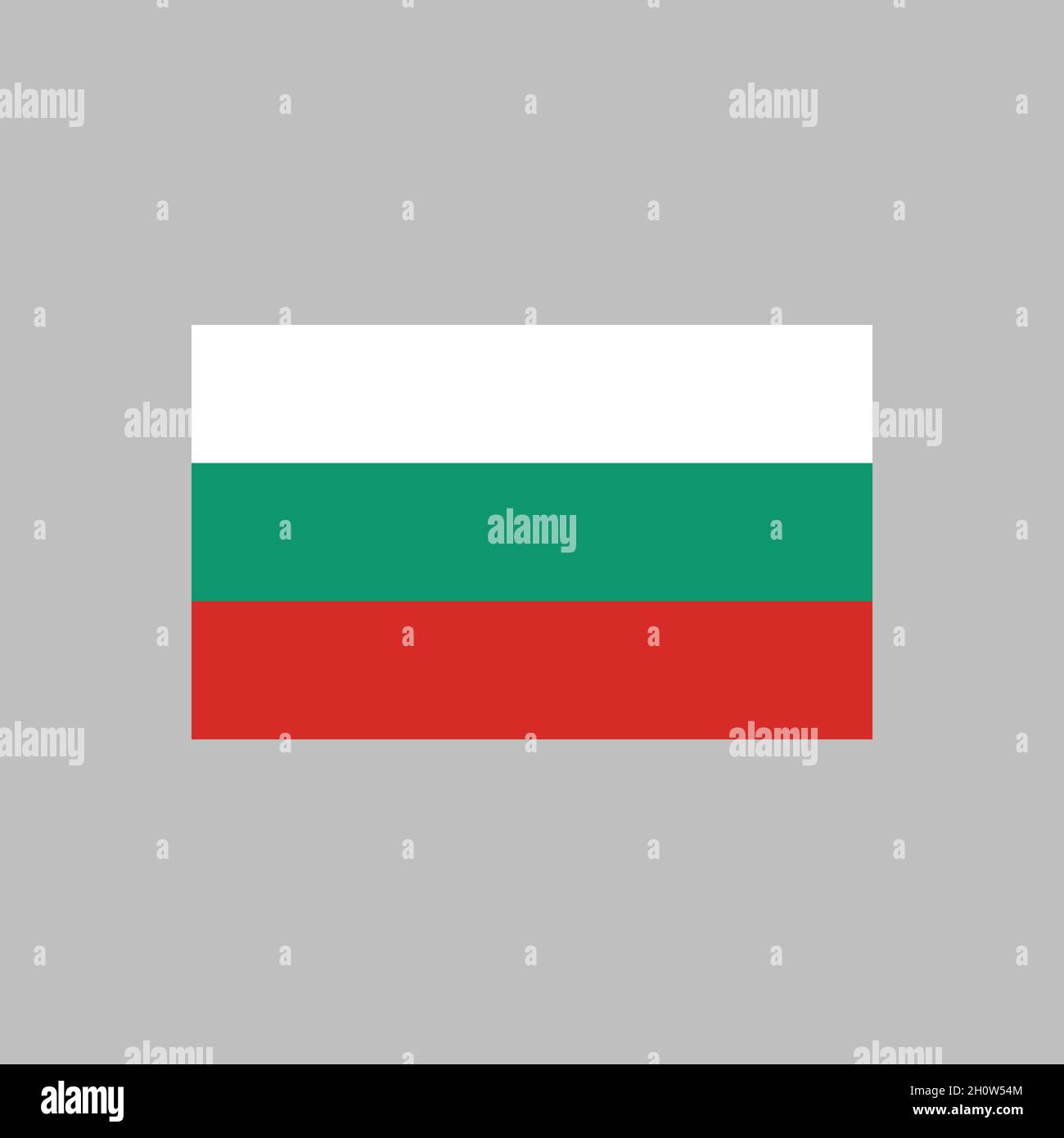 Flag of Bulgaria color line element. Vector element for web page ...