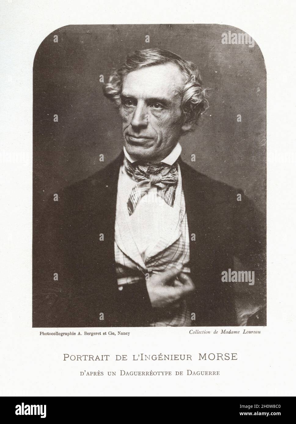 Portrait of American inventor and painter Samuel Finley Breese Morse ...