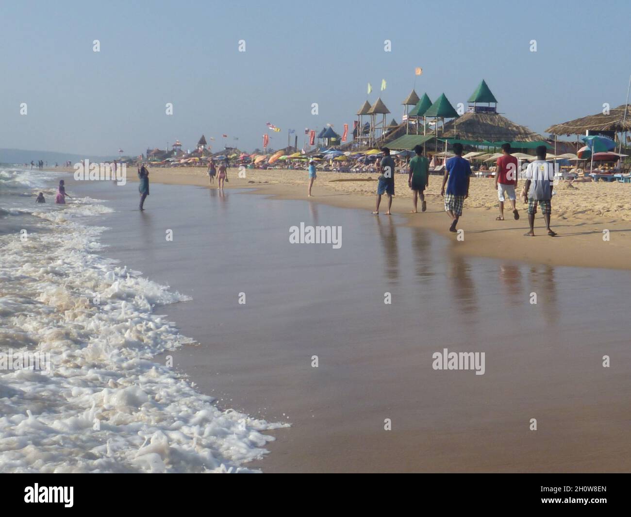 Candolim-beach, Goa, Indien Stock Photo - Alamy