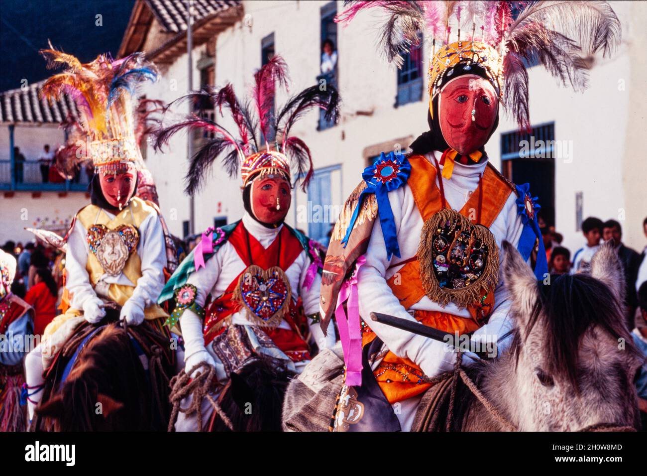 Mamacha Carmen festivities in Paucartambo, Cusco, Peru Stock Photo - Alamy