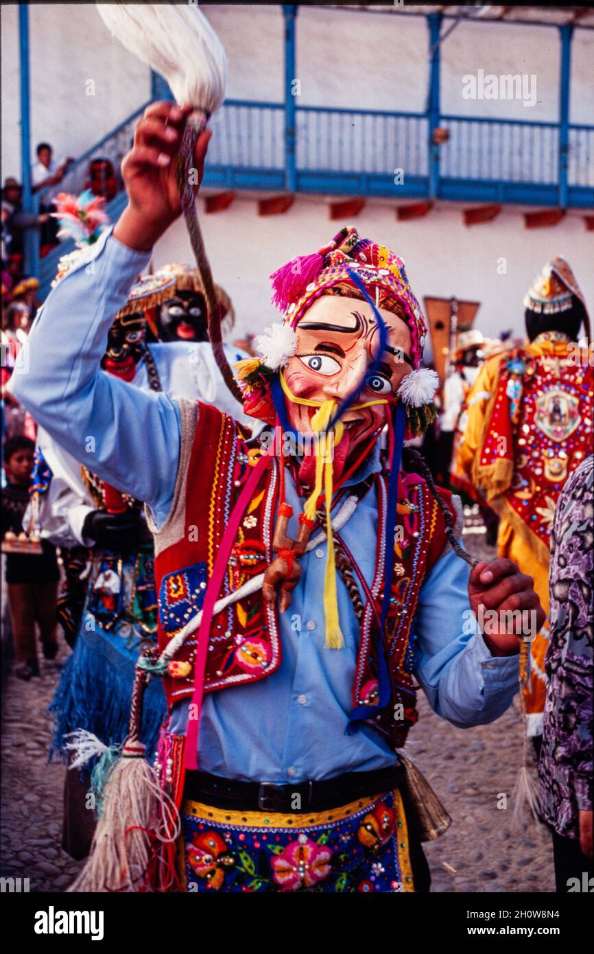 Mamacha Carmen festivities in Paucartambo, Cusco, Peru Stock Photo - Alamy