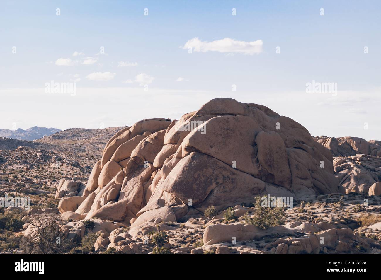 Big rock formation at Joshua Tree Desert Stock Photo - Alamy