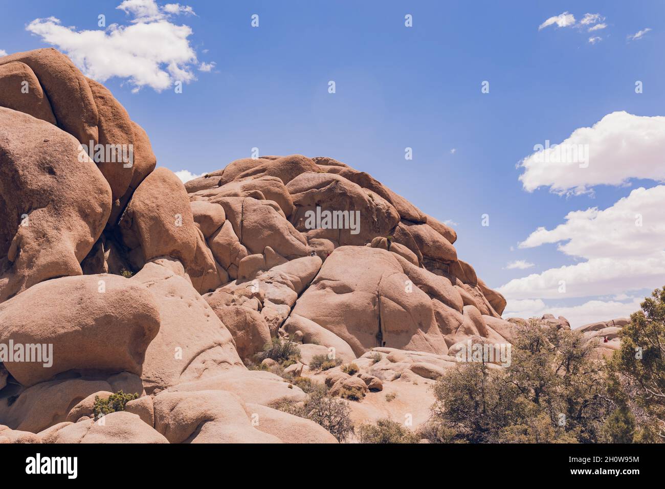 Joshua Tree Desert landscape: giant rocks Stock Photo - Alamy
