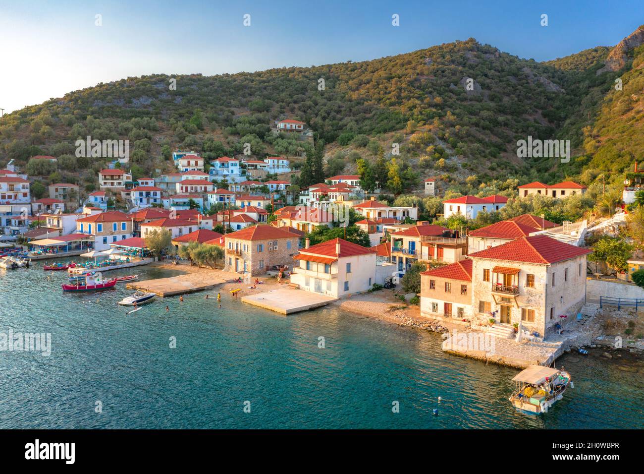 Agia Kiriaki is a traditional fishing village and harbor of Trikeri ...
