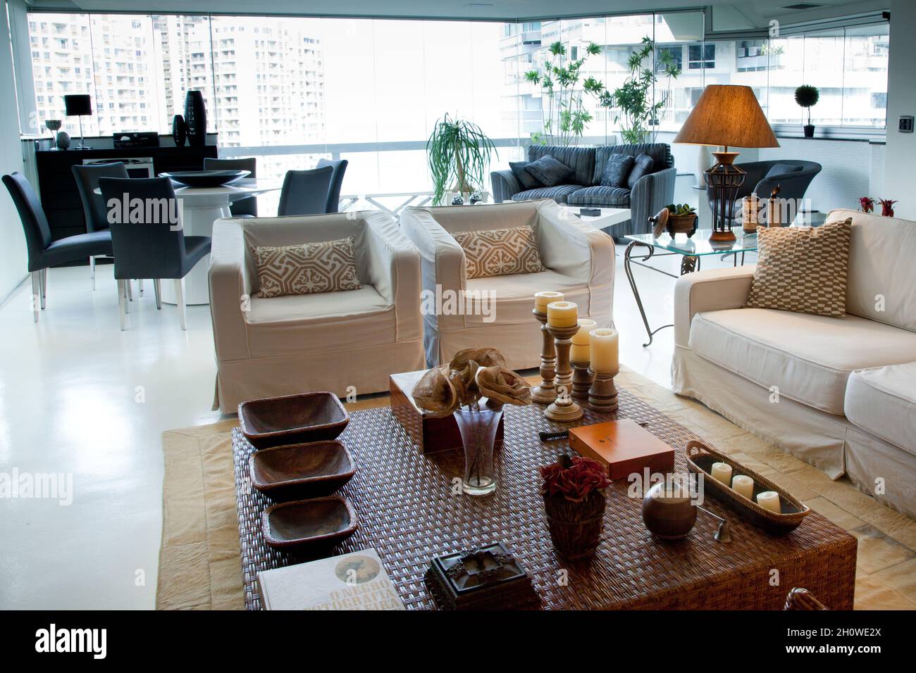 RIO DE JANEIRO, BRAZIL - Sep 15, 2010: The architectural interior ...