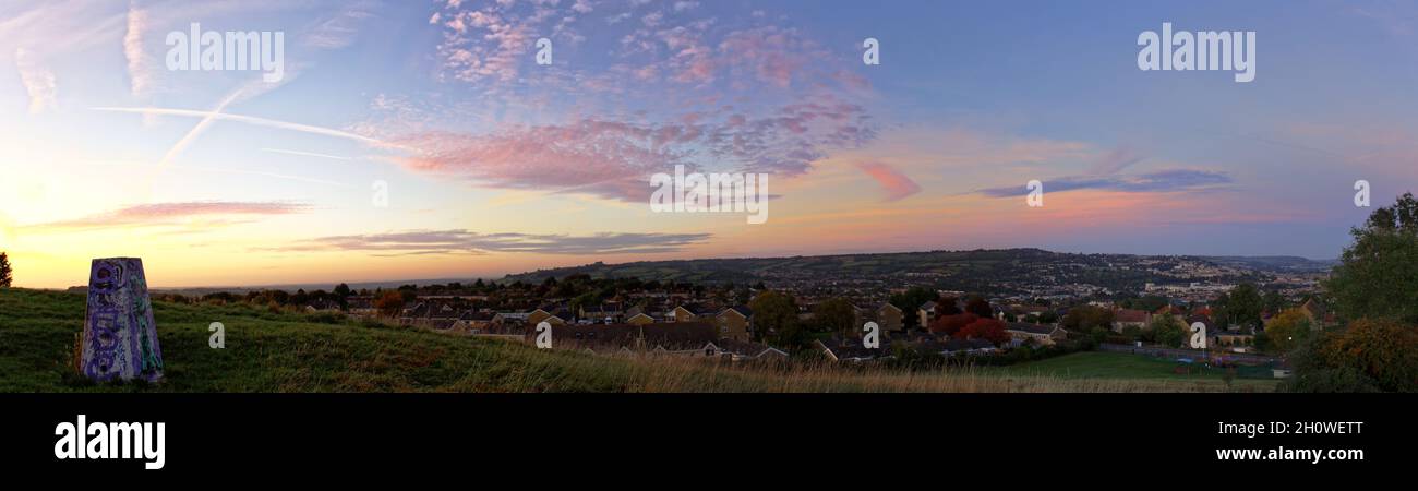 sunset over bath Stock Photo - Alamy