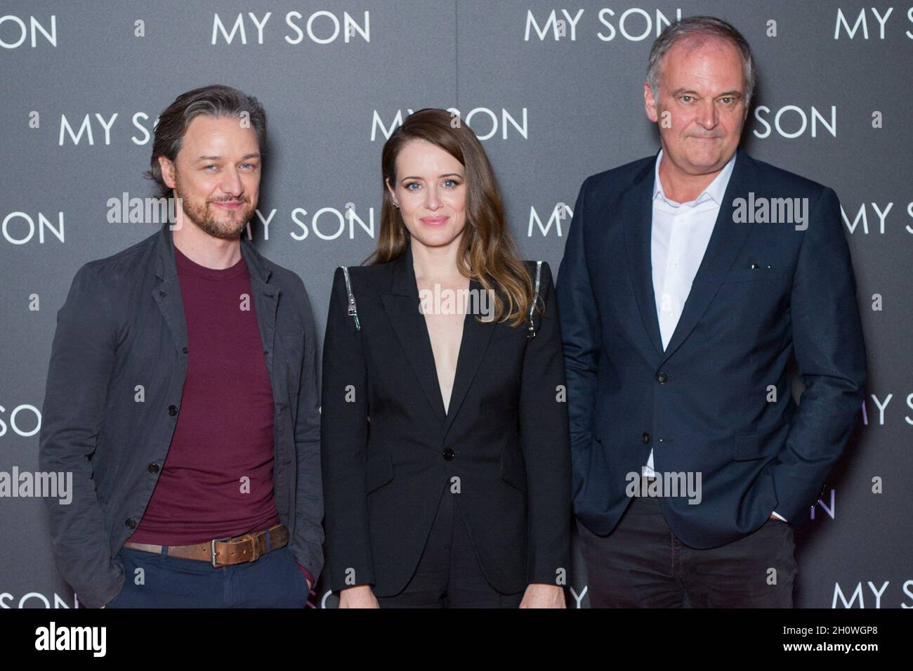 My son james mcavoy claire foy hi-res stock photography and images - Alamy