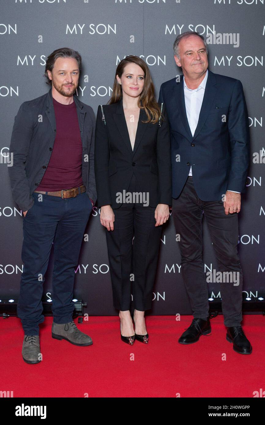 My son james mcavoy claire foy hi-res stock photography and images - Alamy