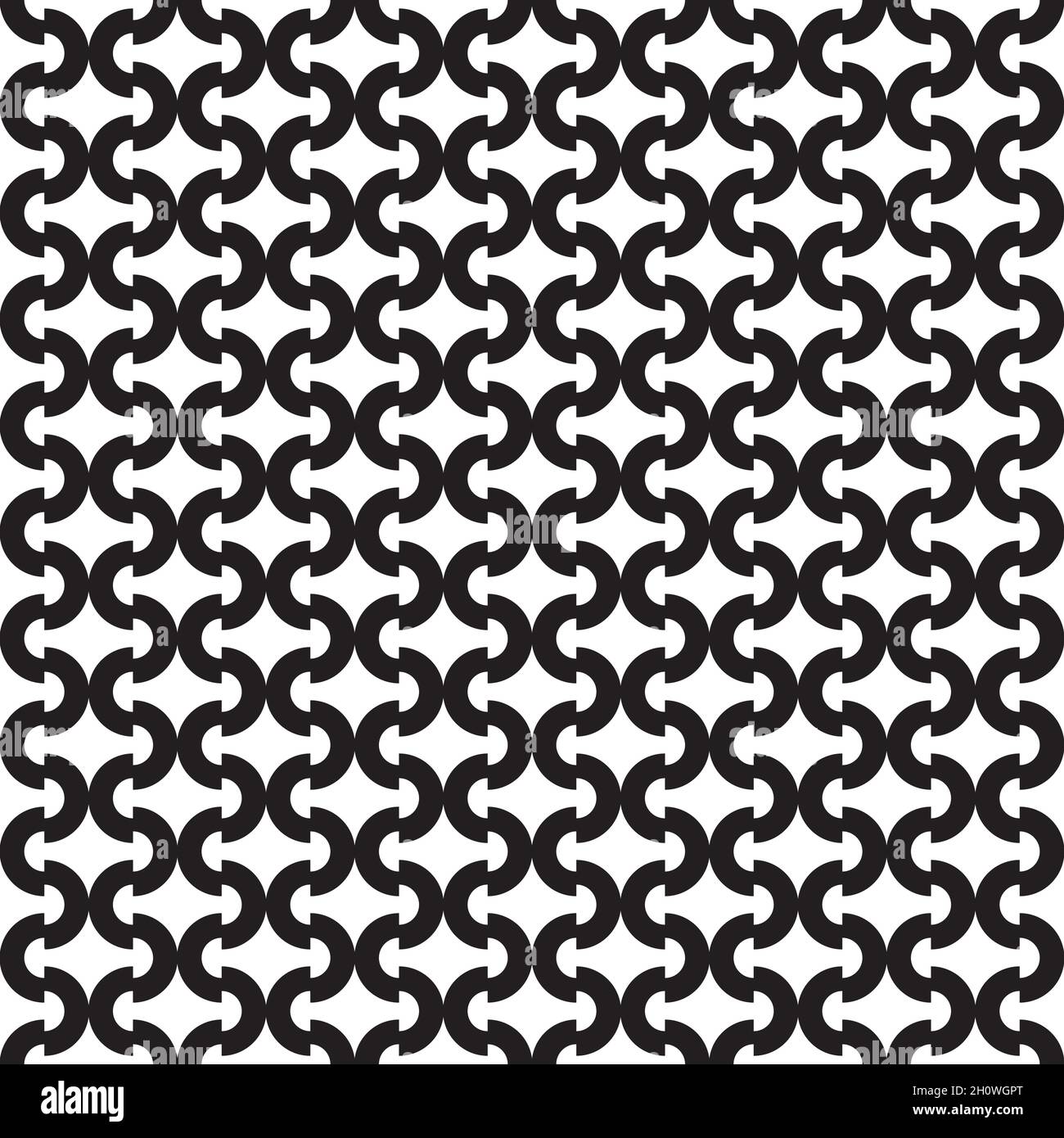 Seamless abstract geometric half circle vintage pattern Stock Vector ...