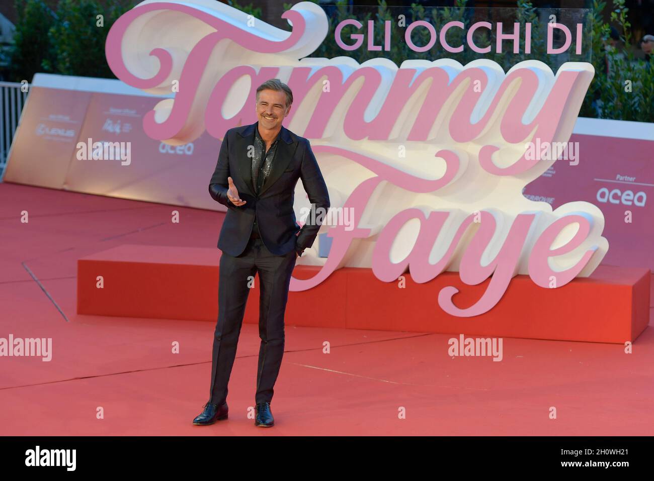 Beppe Convertini attends the red carpet of the film, The eyes of Tammy ...