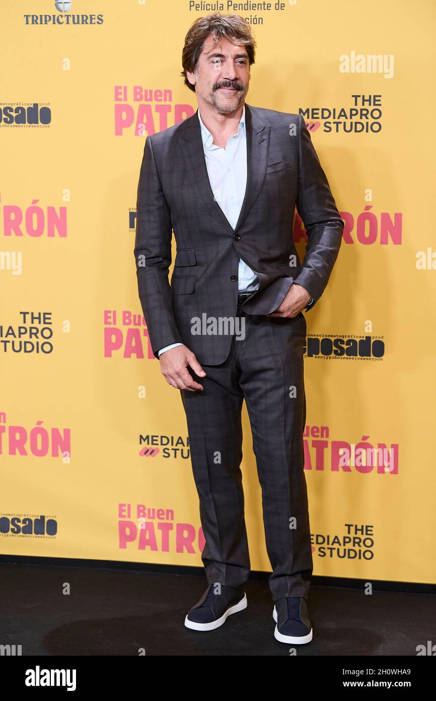 Madrid, Spain. , . Javier Bardem attends 'El Buen Patron (The Good Boss ...