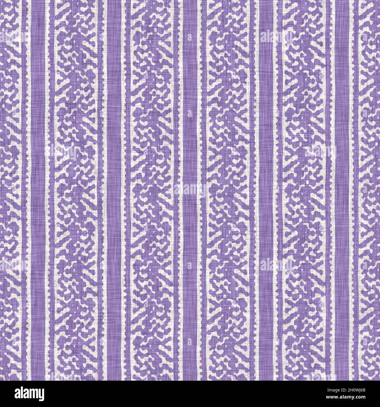 Lavender farm house broken stripe pattern. Line striped country woven ...