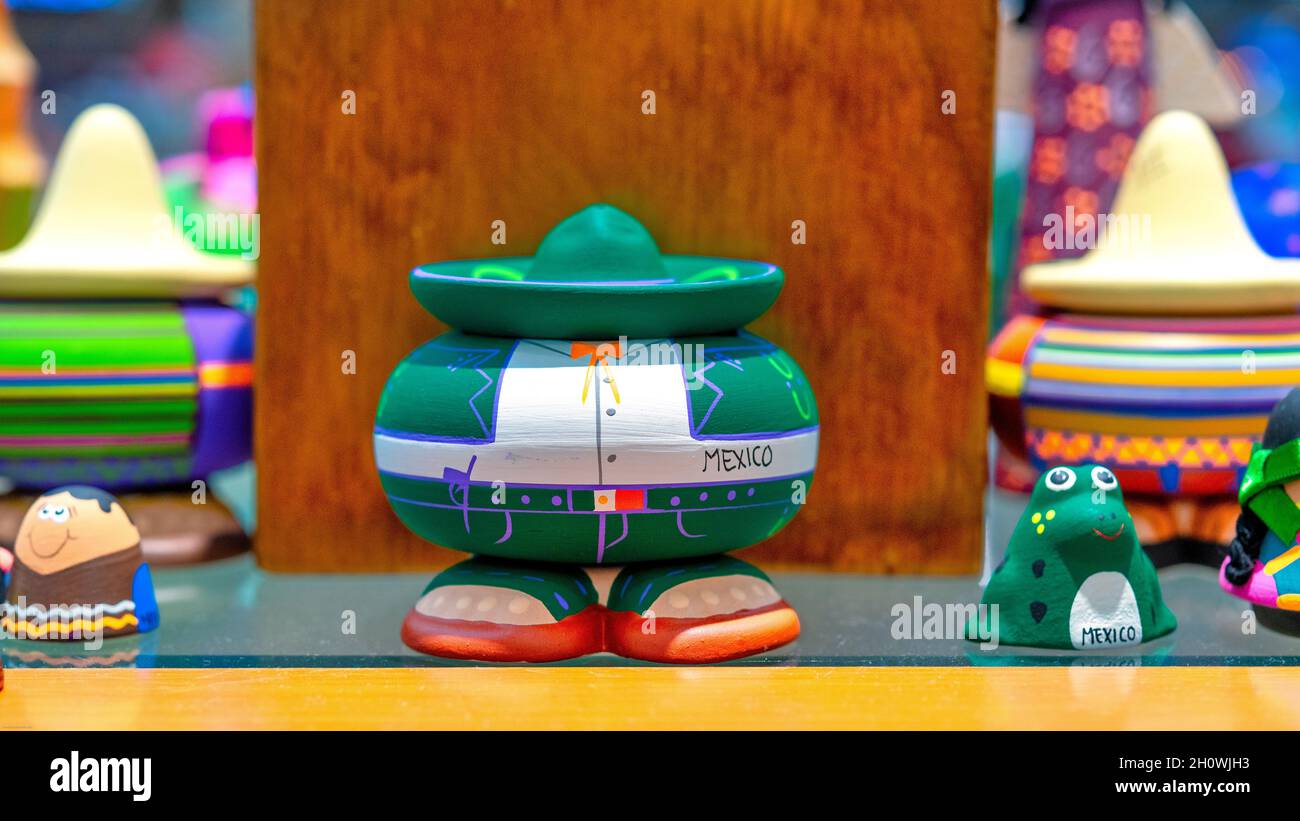 Souvenir object, Mexican culture and tradition, Mexico, 2021 Stock ...