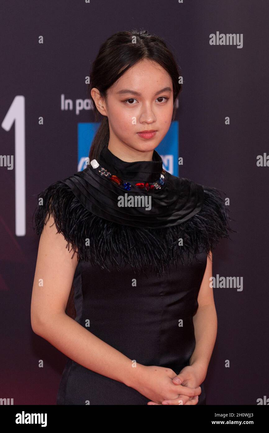 London, UK. 14th Oct, 2021. Lucie Zhang attends the "Paris, 13th ...